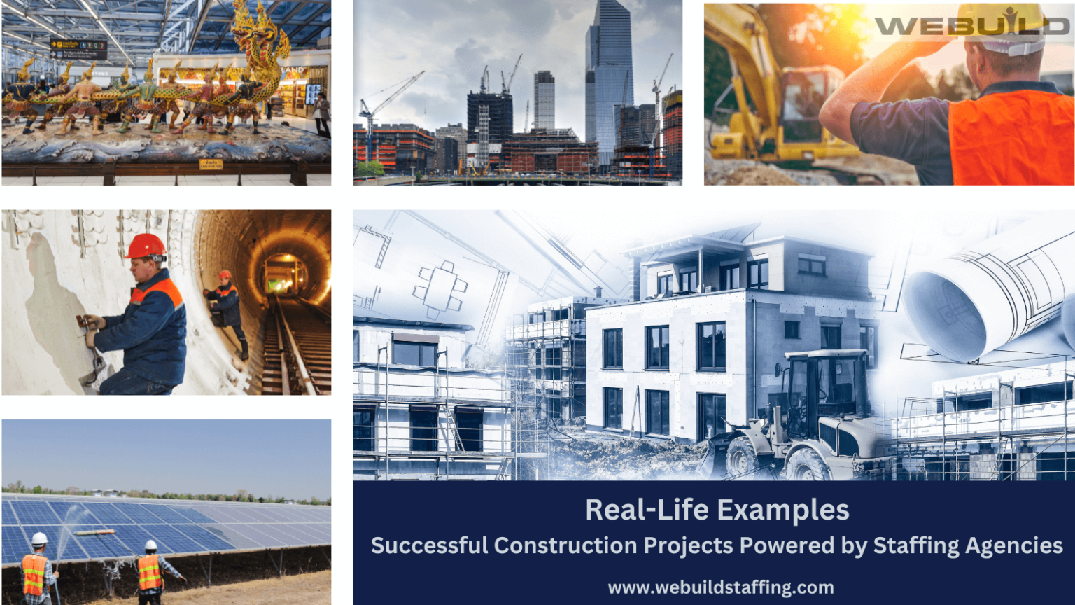 Construction Projects Powered by a Staffing Agency